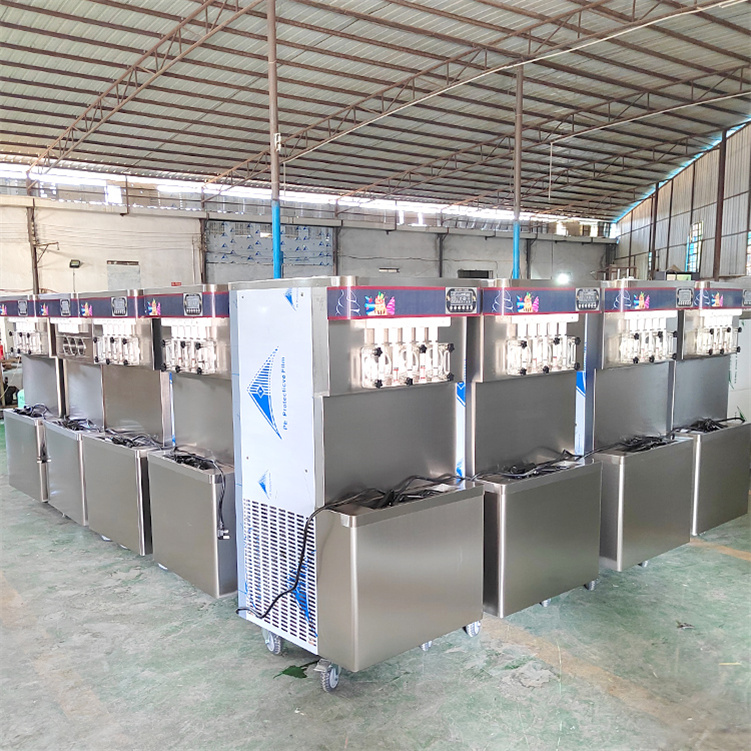 Commercial Floor 7 Flavors Soft Serve Ice Cream Machine/Home Ice Cream ...