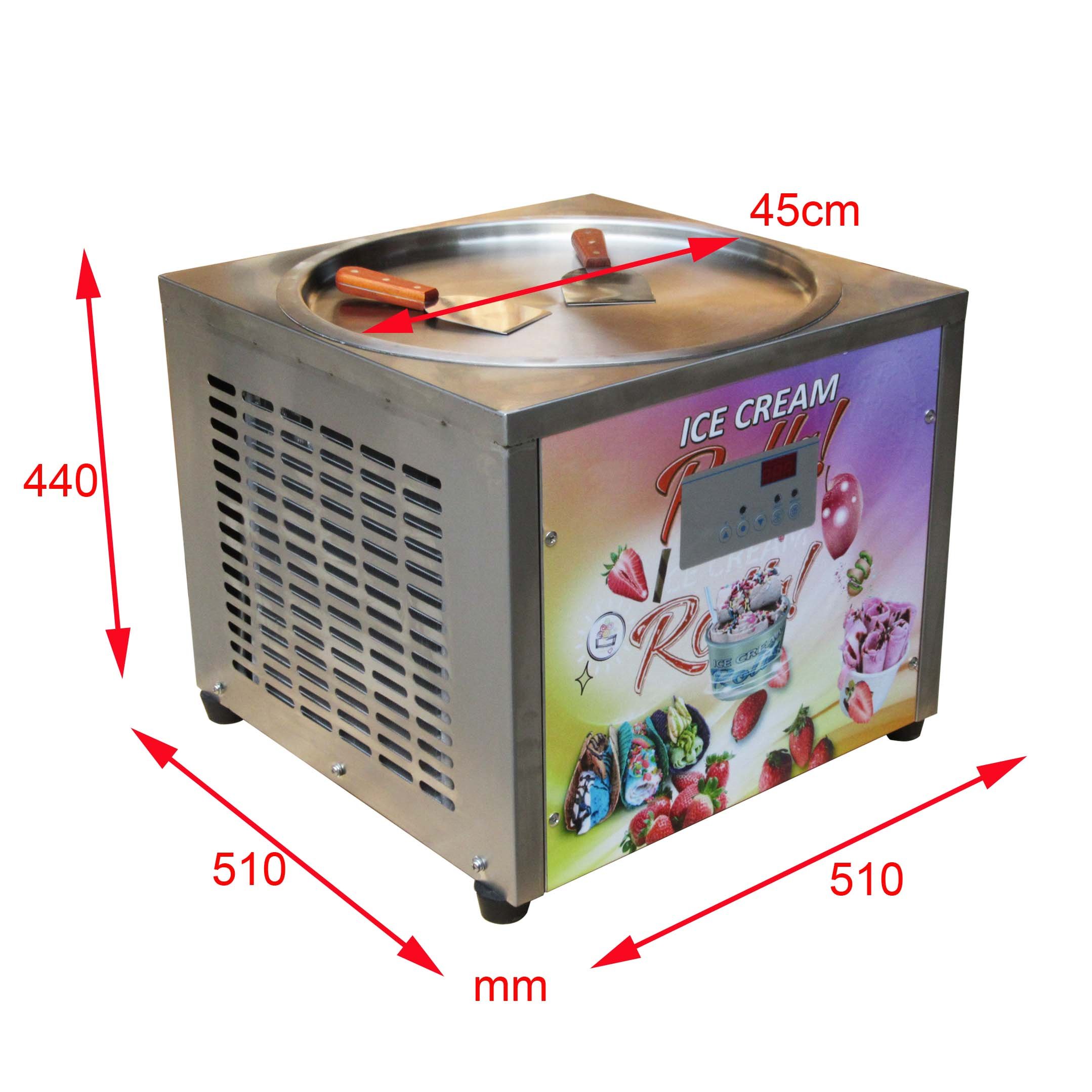 CE RoHs NSF Approval Table Top Mini Counter Topping Taco Rolled Fry ...