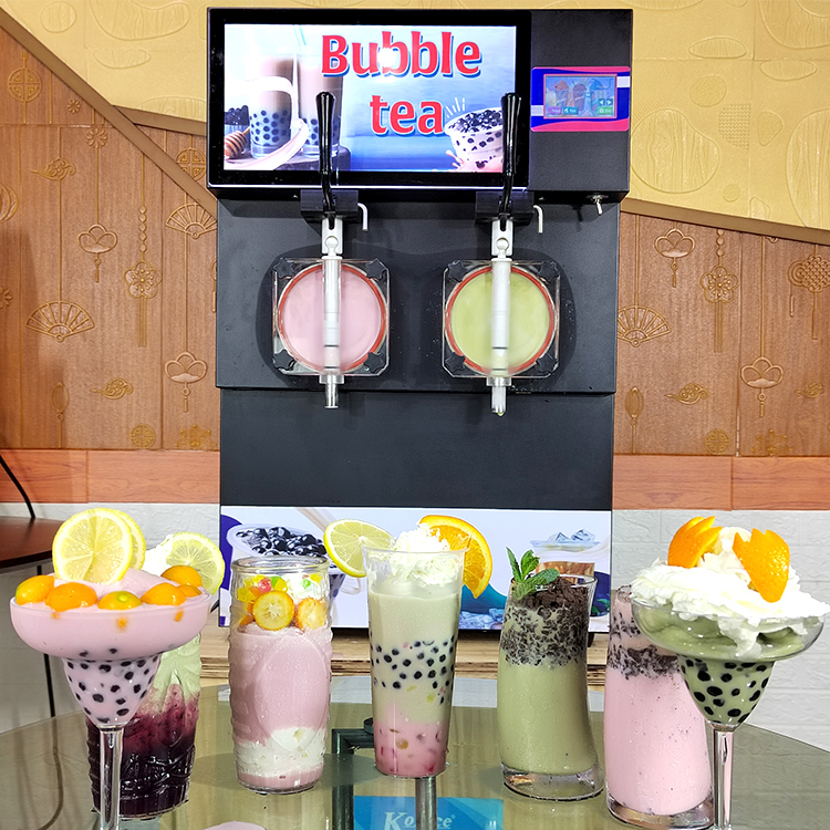 Totally-enclosed Type Frozen Cocktail Ice Slushie Bubble Tea Cocktail ...