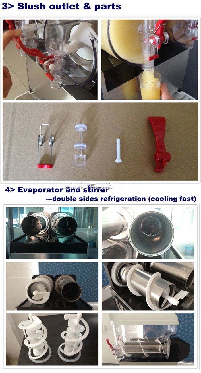 Express to Door 15 Litres x2 Frozen Beverage Dispenser Ice Used Slush ...