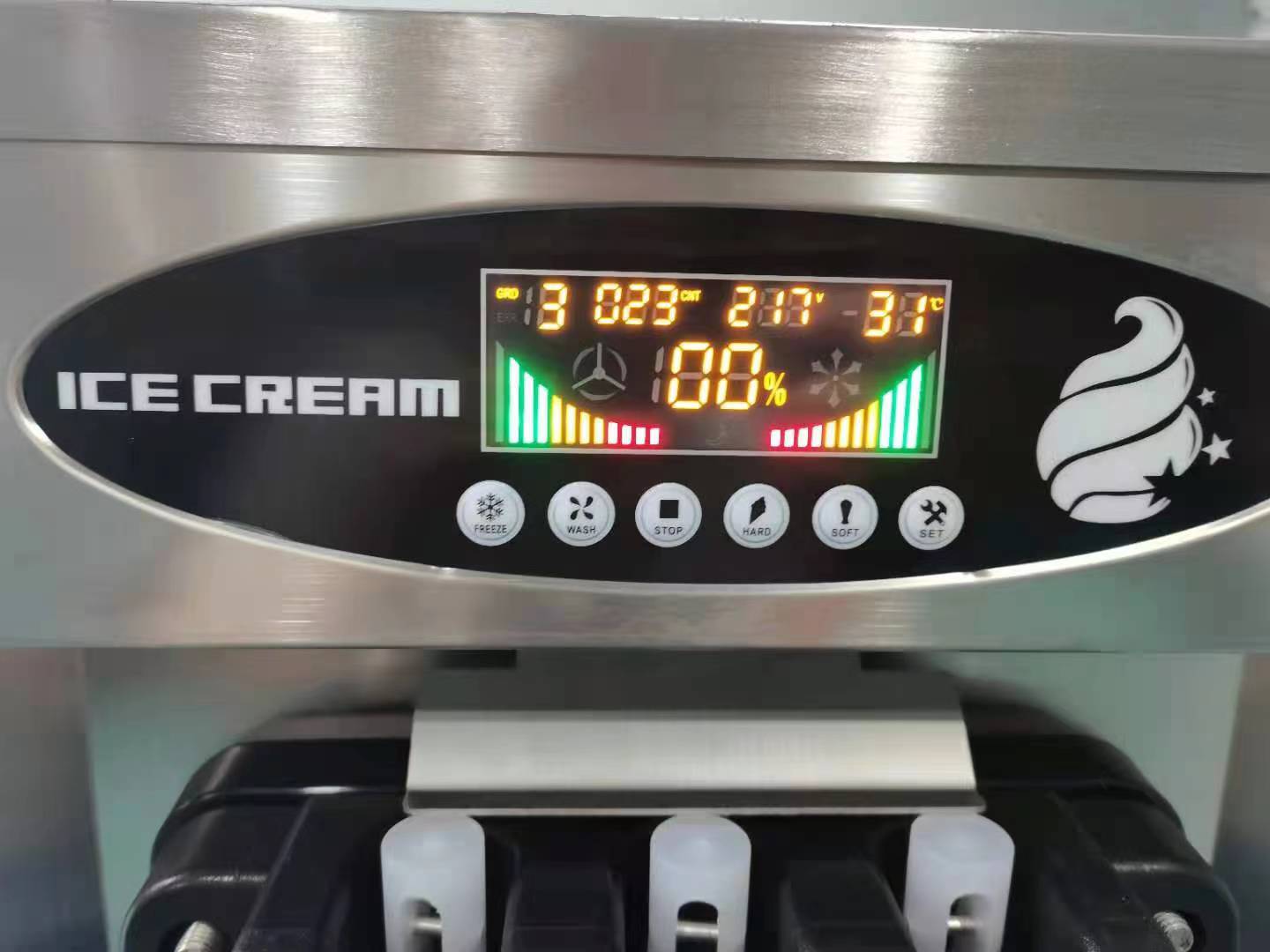 Wholesale Ice Cream Machines Commercial Soft Ice Cream Machine 3 Flavor ...